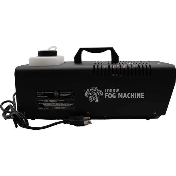 Froggys Fog 1000W Halloween Fog Machine with Wired Remote - High ...