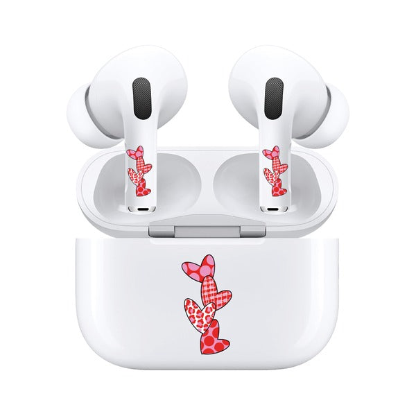 AirSkins - Stylish & Durable Decals for AirPods 4, Hearts Design ...