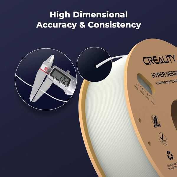 Creality CR-PLA Matte Filament 12 Pack - 1.75mm - Eco-Friendly Cardboa ...